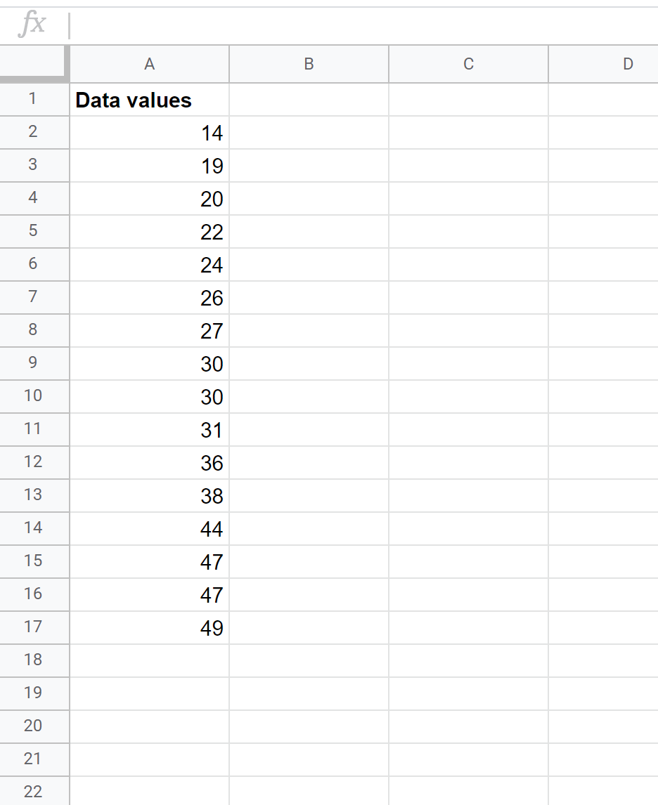 Calculate The Interquartile Range In Google Sheets - PSYCHOLOGICAL ...